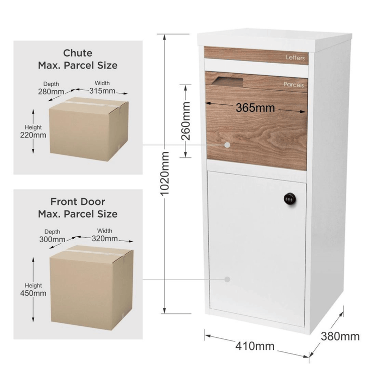 Parcel Pal 2 Steel Freestanding Letterbox Buy Online Now! – Citywide ...